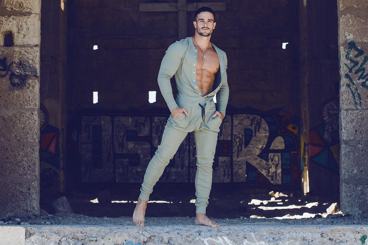 Model Jorge photographed by Adrian C. Martin - teamm8 onesies | Men and ...