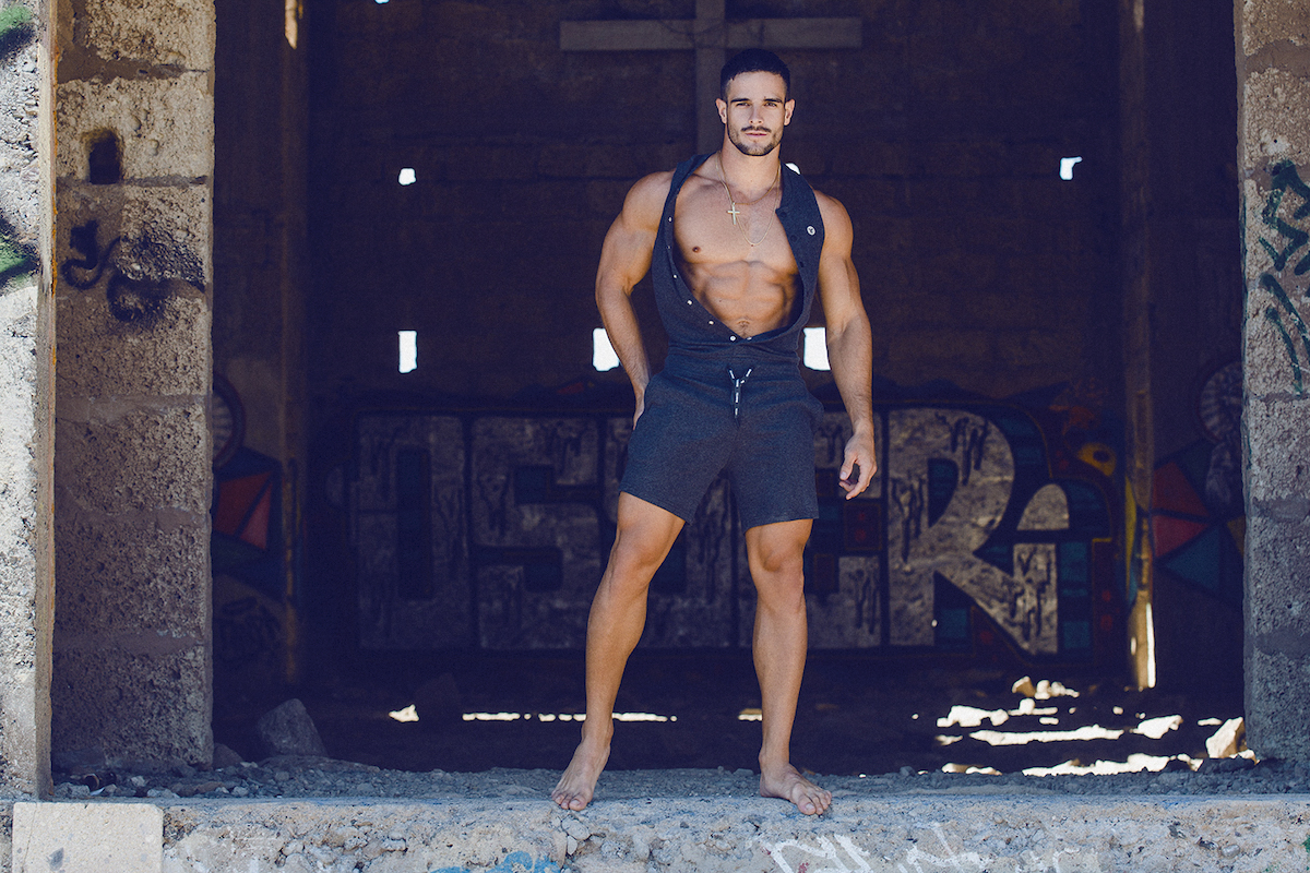 Model Jorge photographed by Adrian C. Martin - teamm8 onesies | Men and ...