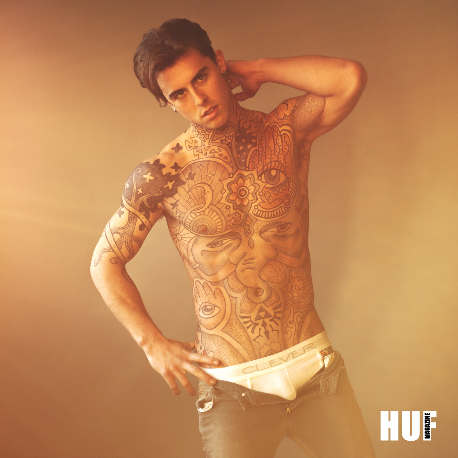 Jerrin Strenge by Tyson Vick for HUF Magazine - Clever underwear